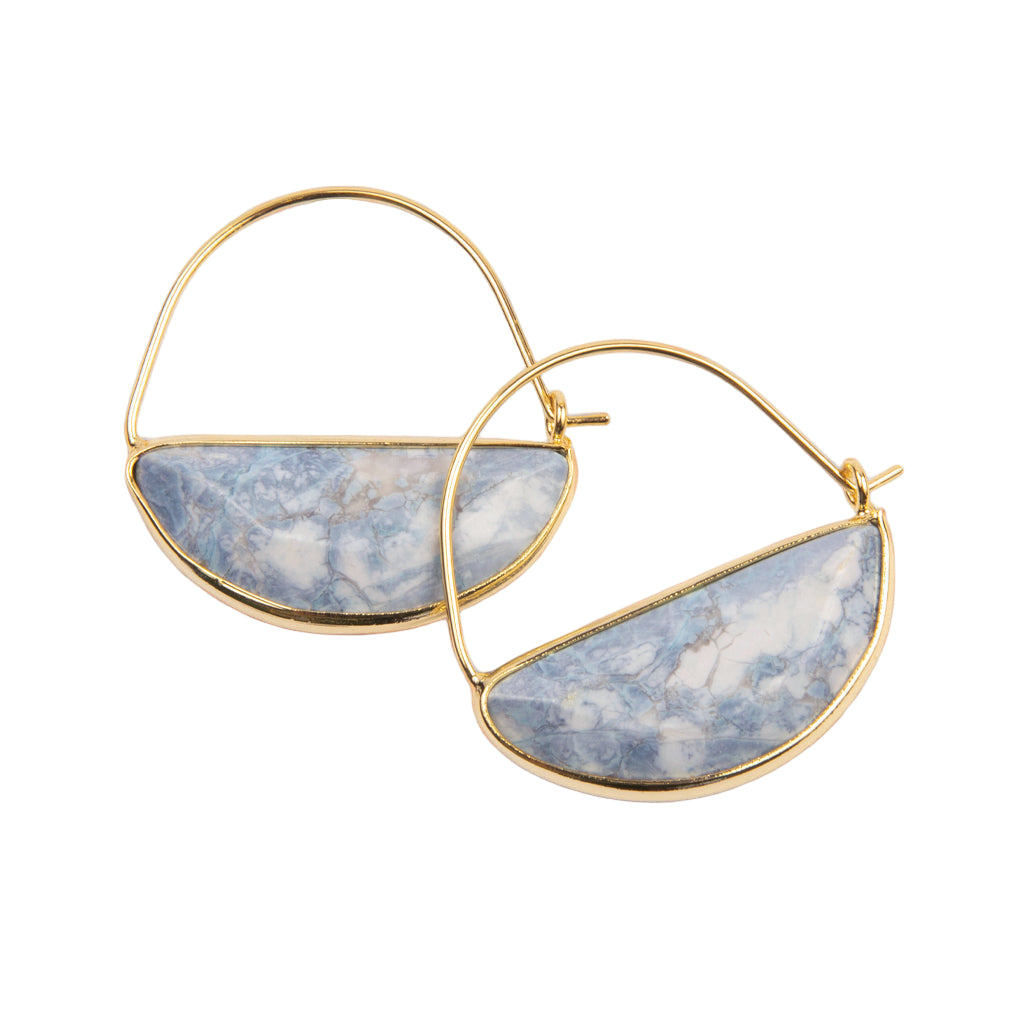 Scout Curated Wears Stone Prism Hoop Earrings – Be Charmed